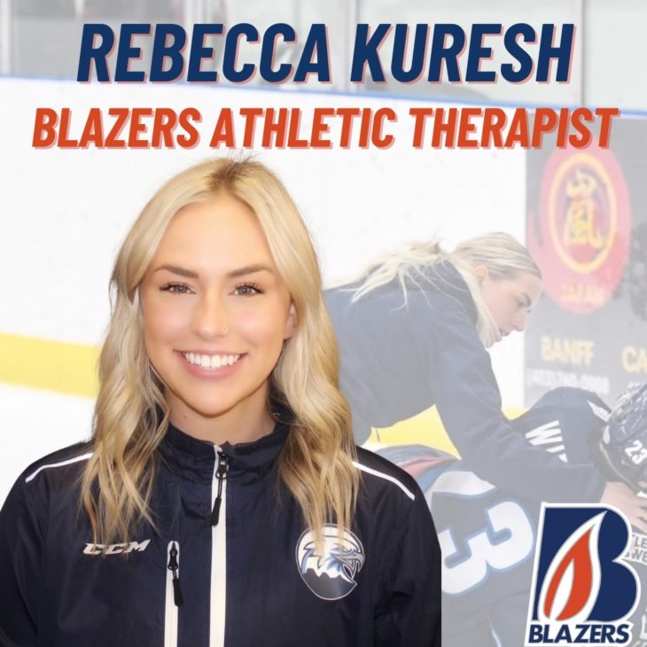 BLAZERS HIRE REBECCA KURESH AS ATHLETIC THERAPIST - Kamloops Blazers