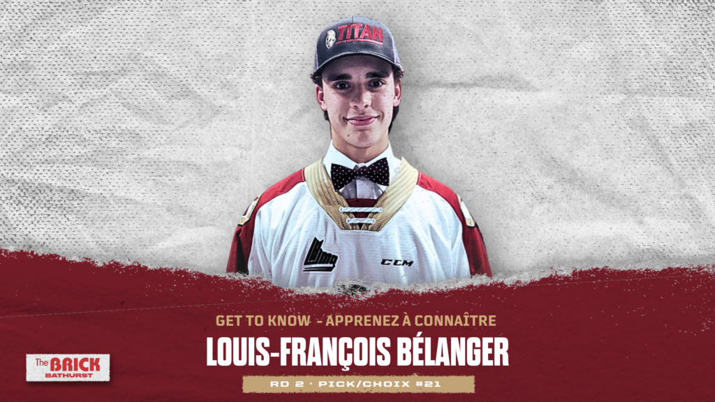 2023 Draft Profile - Louis-François Bélanger - Titan d'Acadie-Bathurst