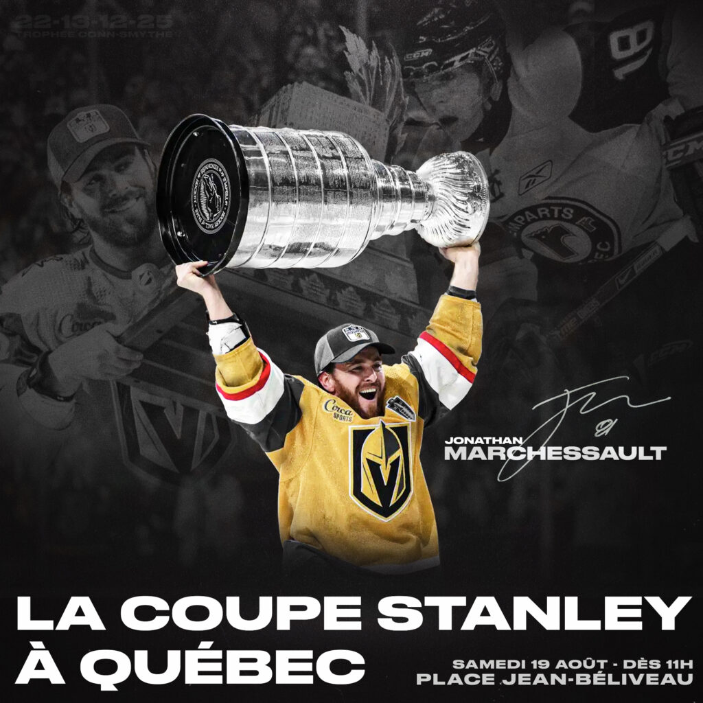 Jonathan Marchessault à la rencontre de ses partisans de Québec ...