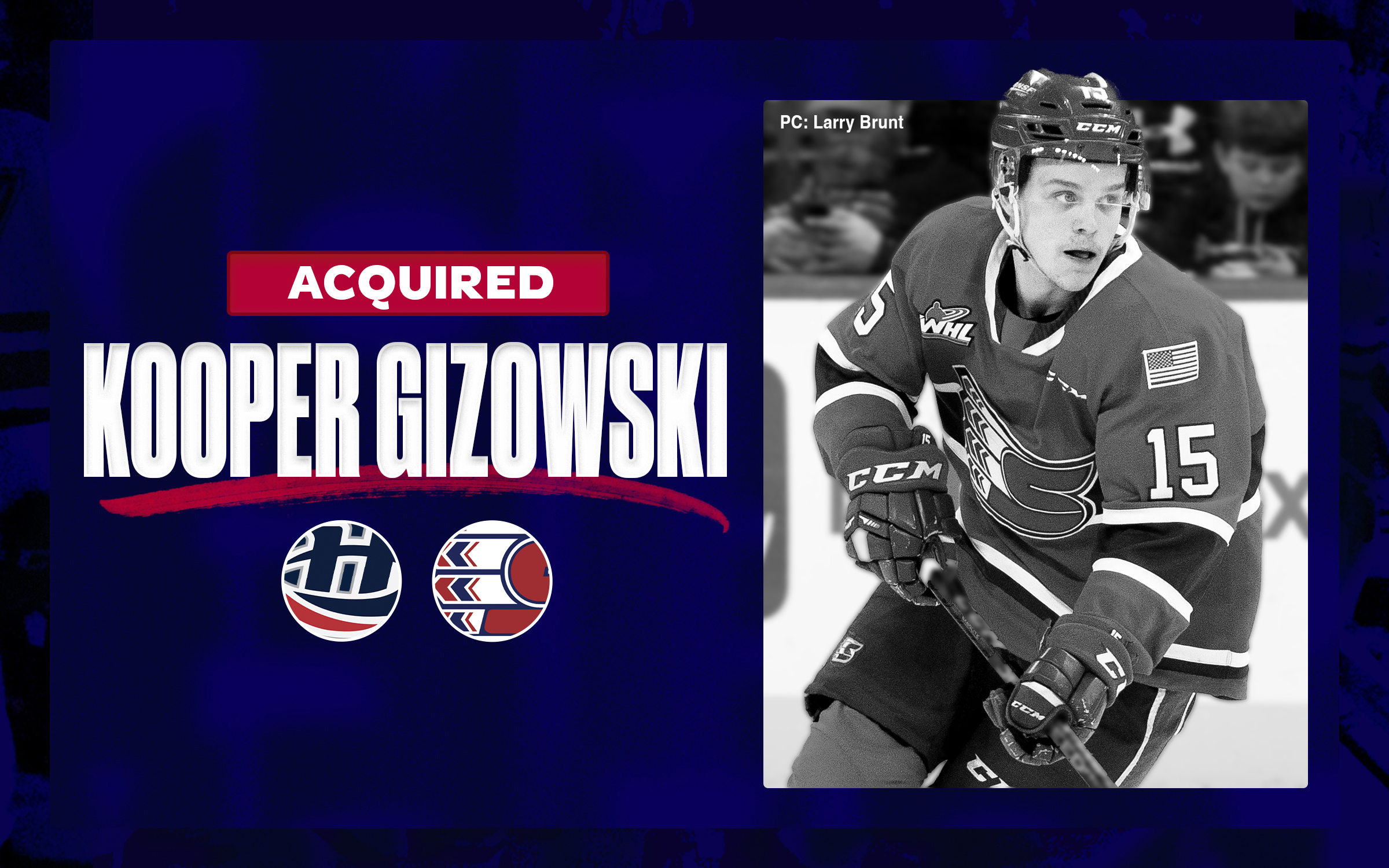 Hurricanes Acquire Gizowski from Chiefs - Lethbridge Hurricanes