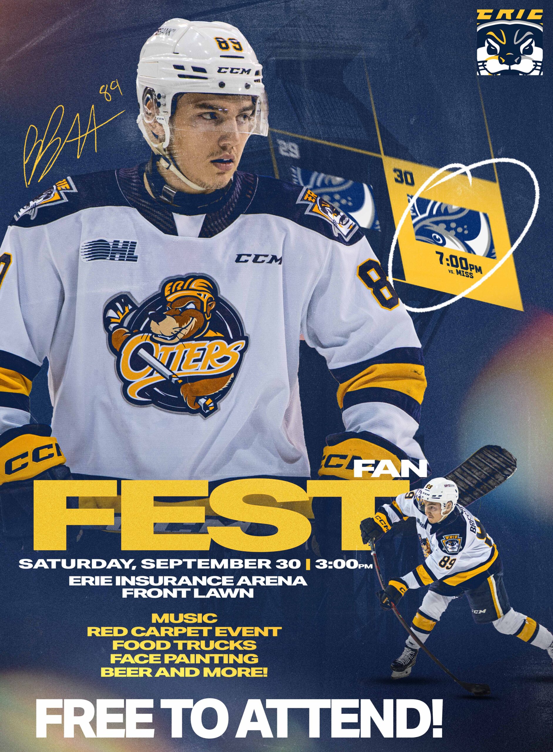 Second-Annual Erie Otters Home Opener Fan Fest Announced - Erie Otters