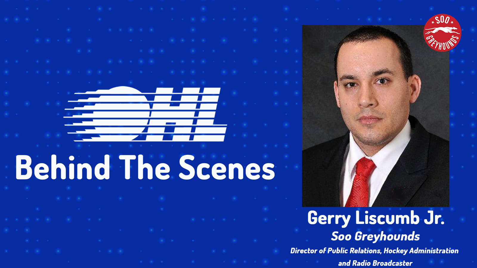 OHL Behind the Scenes: Greyhounds' Gerry Liscumb Jr. - Ontario Hockey ...
