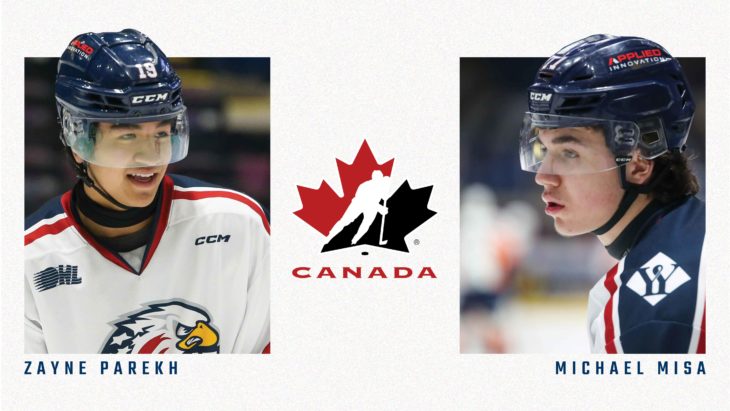 Michael Misa, Zayne Parekh named to Canada’s 2023 Hlinka Gretzky Cup ...