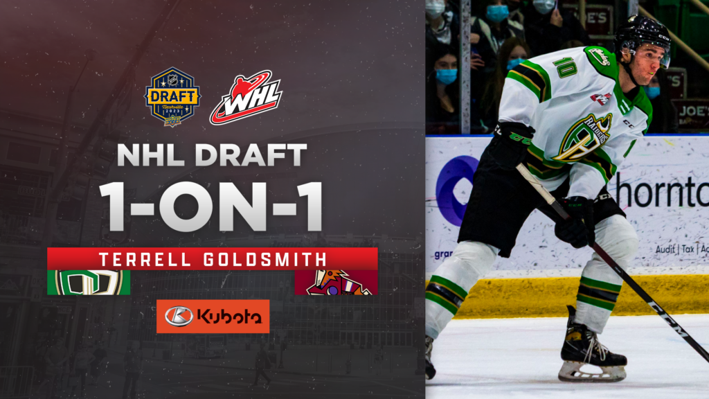 2023 NHL Draft 1-on-1 - Terrell Goldsmith - Western Hockey League