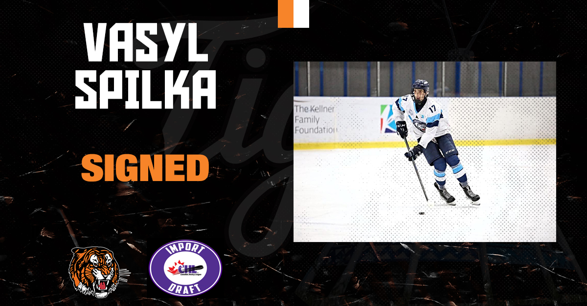 Tigers Sign Spilka to WHL Scholarship & Development Agreement ...