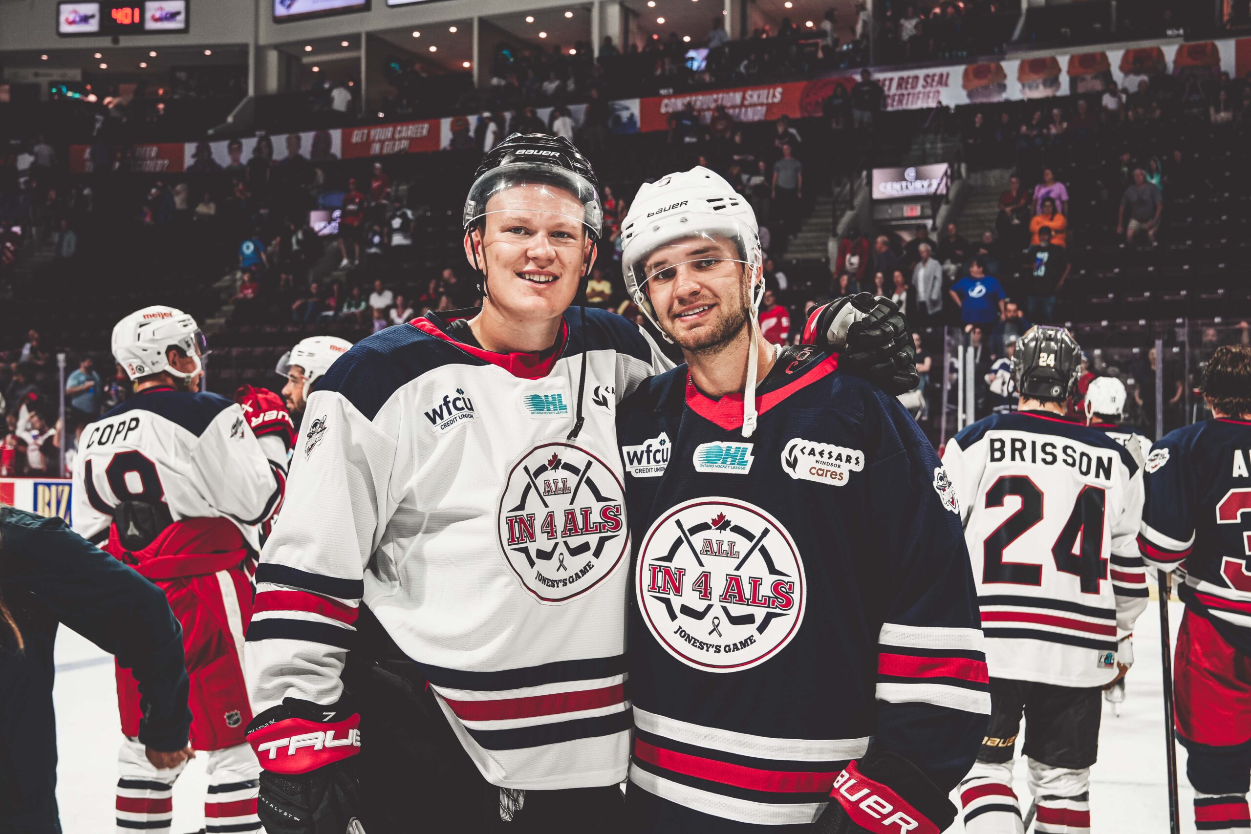 All in 4 ALS Photo Gallery Presented by LiUNA625 - Windsor Spitfires